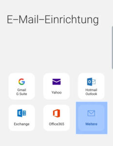 Samsung Mail: E-Mail-Postfach einrichten (IMAP) – Anleitung